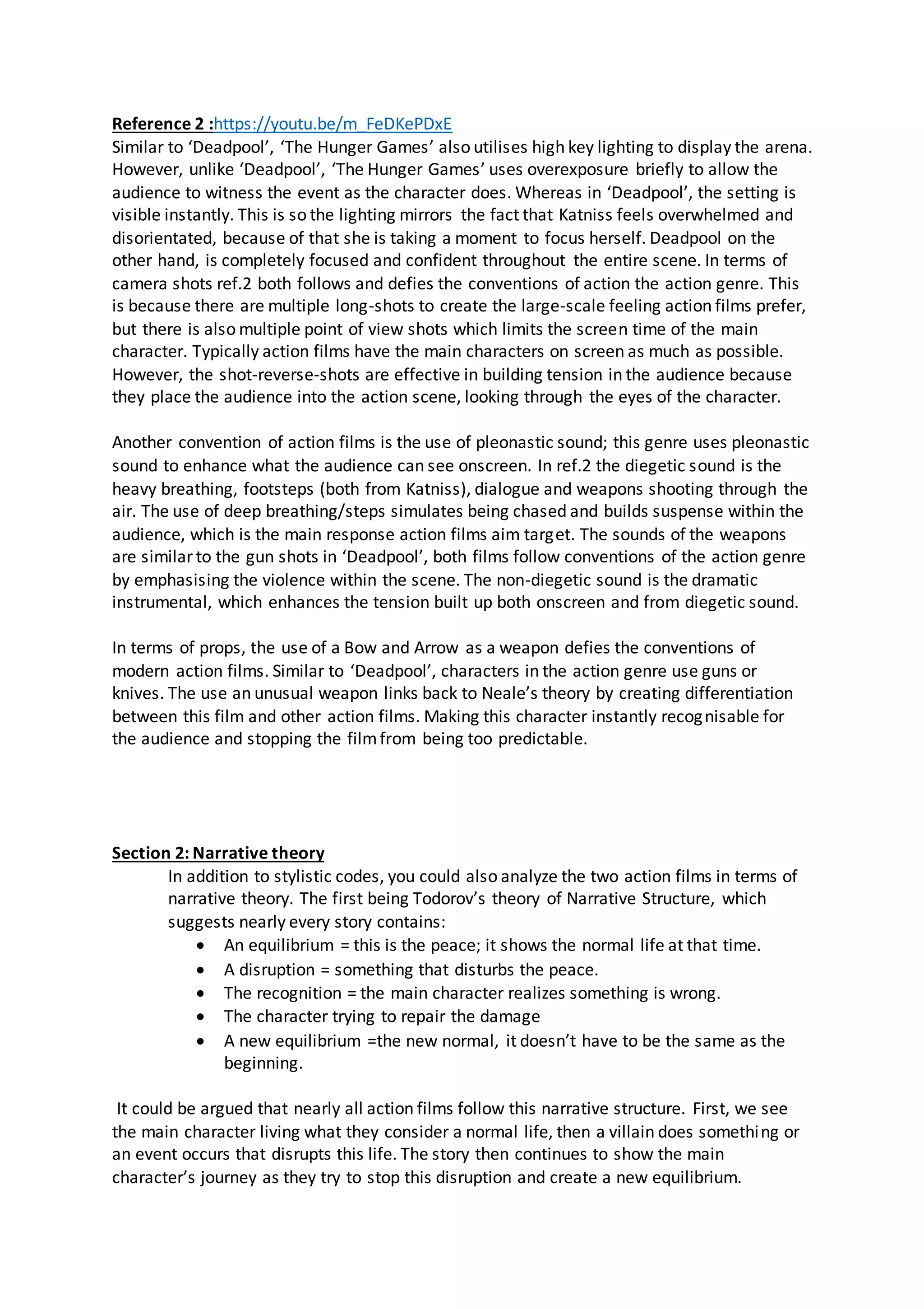 Film essay unit 10 | DOCX