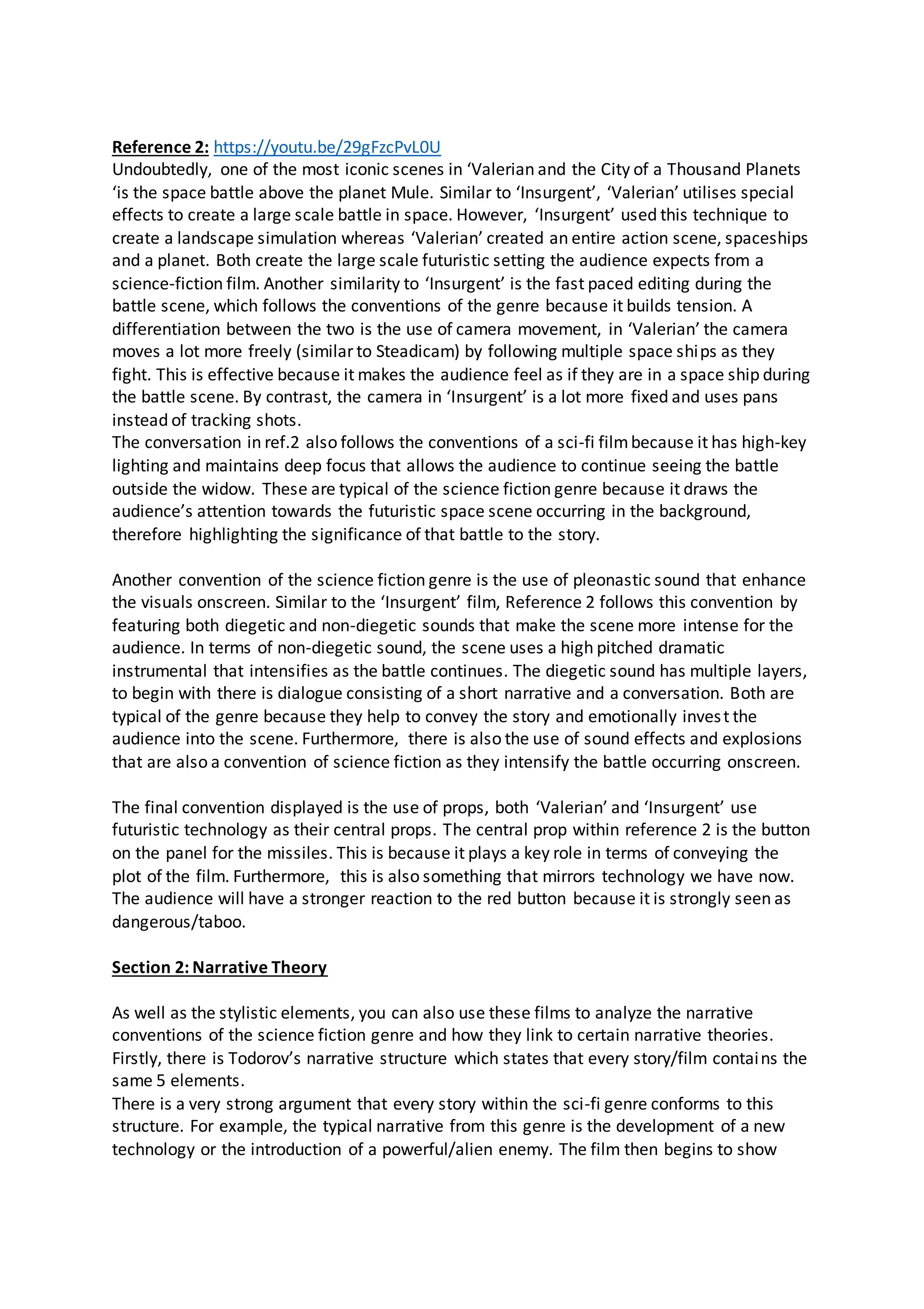 Film essay unit 10 | DOCX