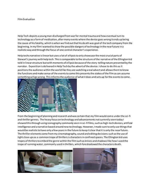 Film evaluation | PDF