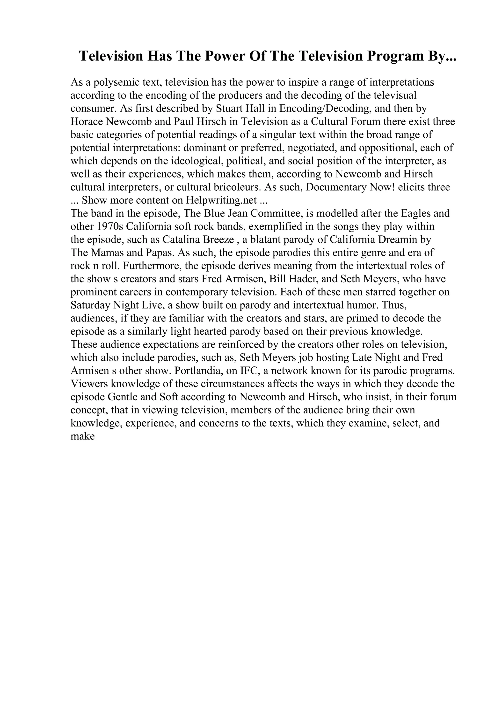 Film Evaluation Essay Example. GCSE Film Studies: Evaluation examples | PDF