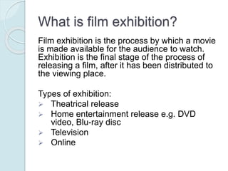 Film Exhibition | PPTX
