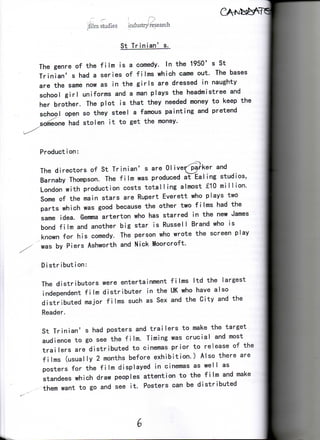 GCSE Film Studies: Film exploration examples | PDF