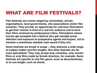 Film festivals | PPTX