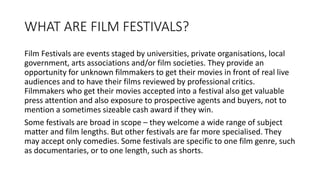 Film festivals | PPTX