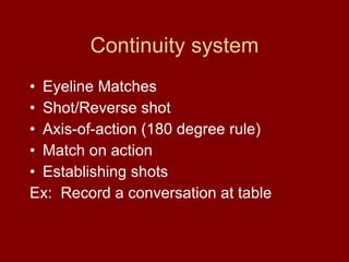 Film form -early cinema | PPT