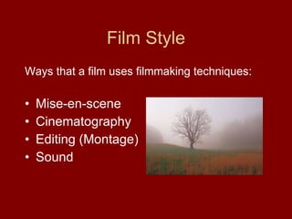 Film form -early cinema | PPT