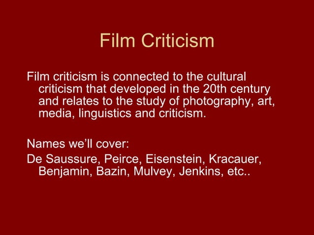 Film form -early cinema, meaning,narration | PPT