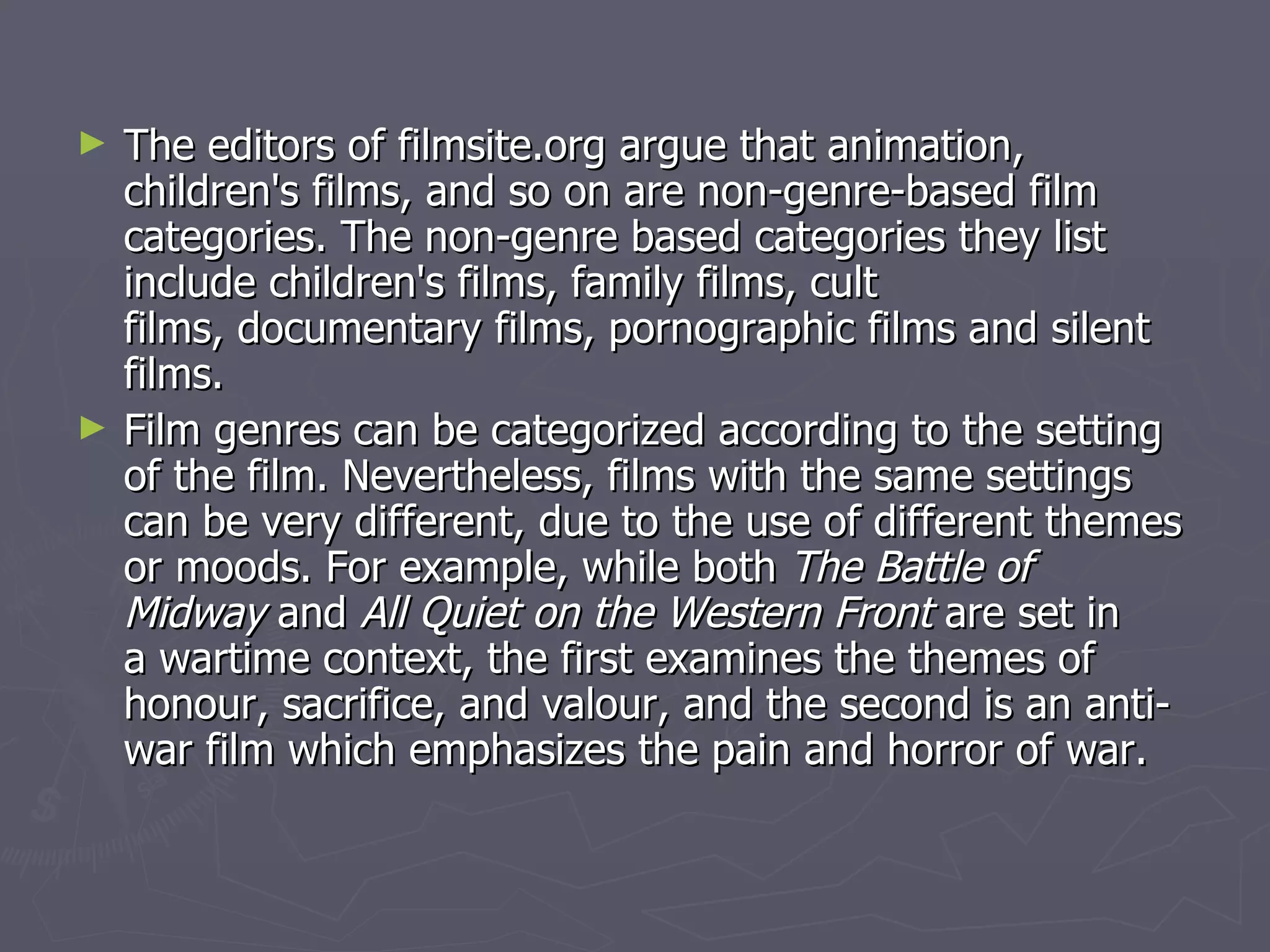 Film genre | PPT