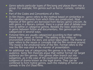 Film genre | PPT