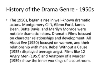 Film Genre: Drama | PPTX