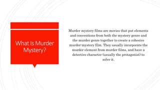 Film genre conventions | PPTX