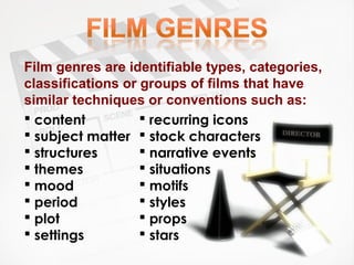 Film genre pwrpt2 final | PPT