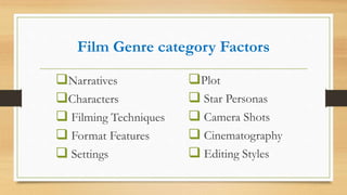 Film Genres.pptx | Movies | Entertainment