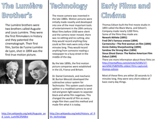 Film history | PPTX