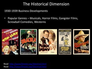 Film history 1930s | PPTX