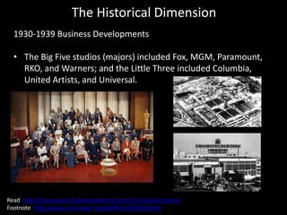 Film history 1930s | PPTX