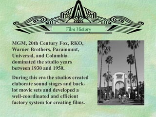 Film History Part 3 - REVISED | PPT