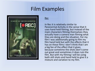 Film idea presentation | PPTX | Video Production | Content Production