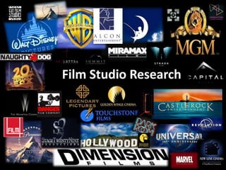 Hollywood Movie Studios Logos