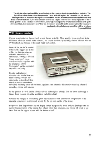 Film industry in the digital age | DOCX