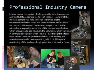 Filming Equipment Review | PPT