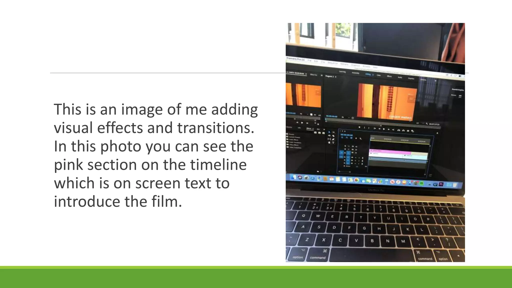 eDITING evidence | PPTX | Video Software | Computer Software and Applications