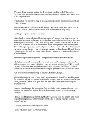 Filming in vietnam as a foreign filming crew | PDF