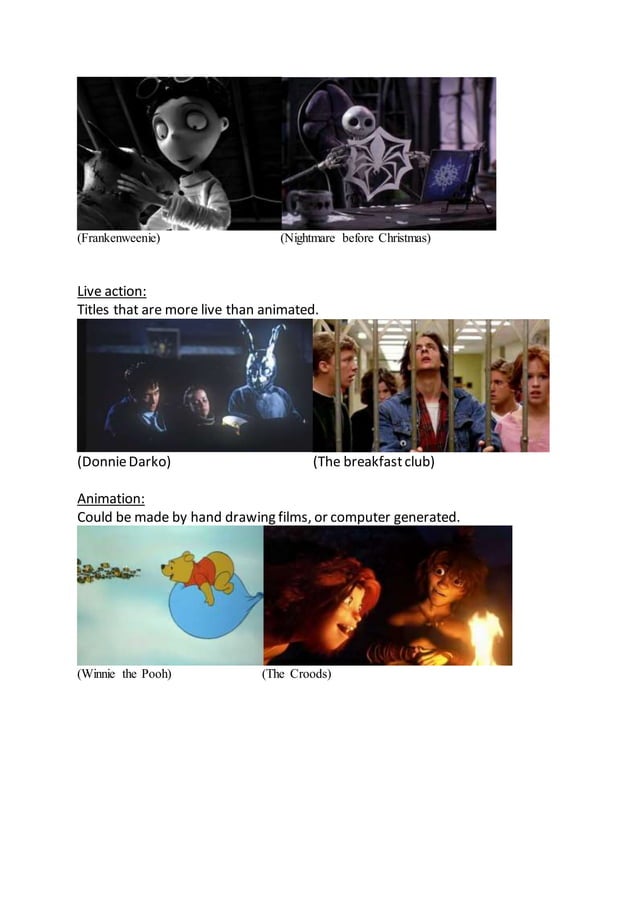 Filming techniques | DOCX