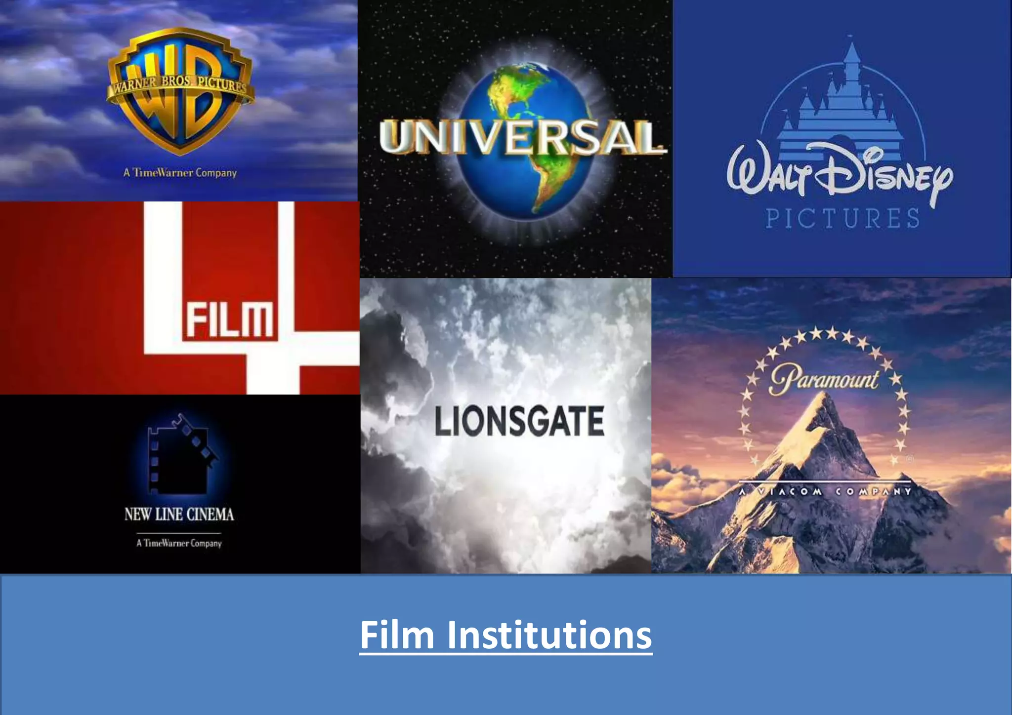 Film institutions | DOCX | Video Production | Content Production