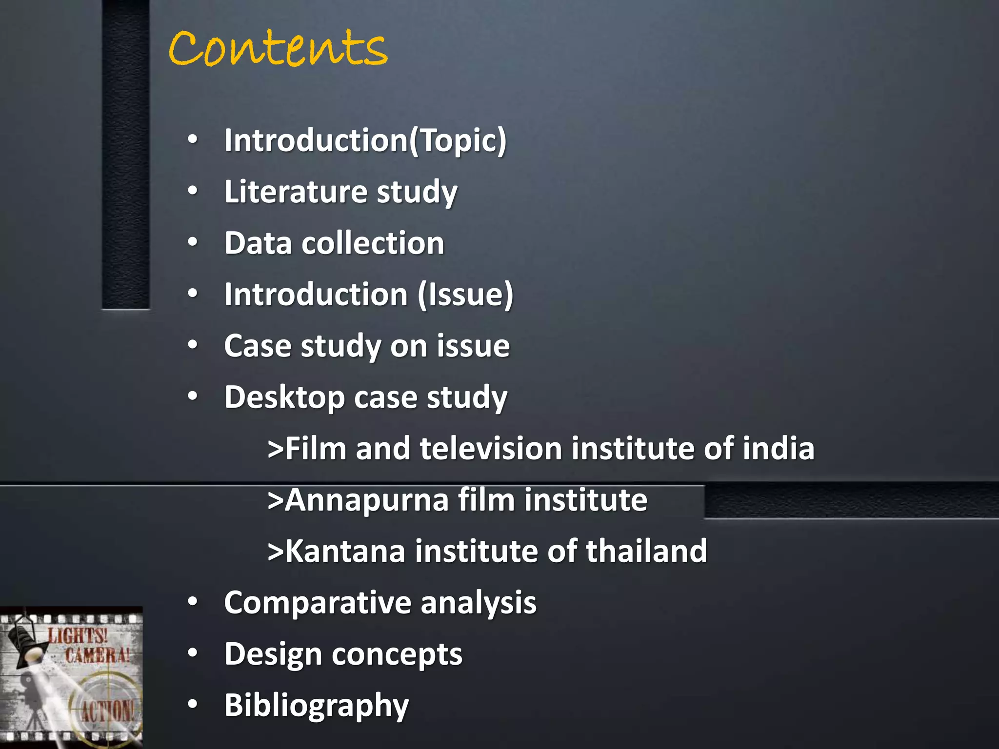 Film institute and film studious | PPTX
