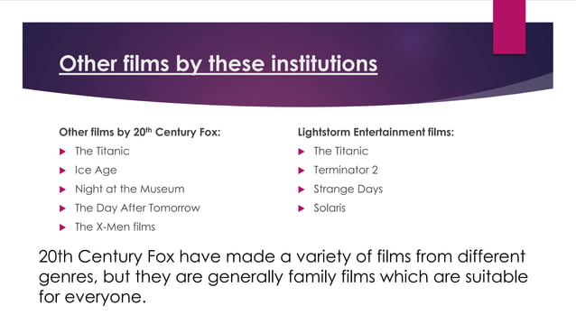 Film institutions | PPT