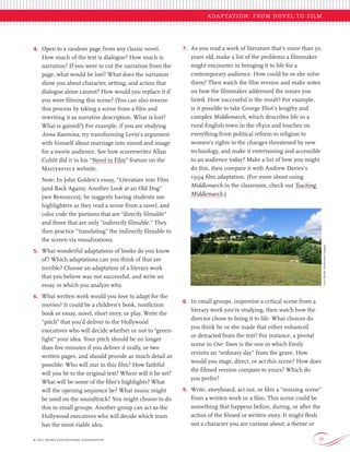 Film in the classroom adaptation 1 | PDF