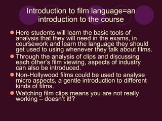 Film language | PPT