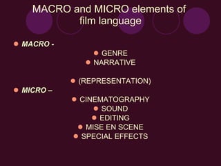 Film language | PPT