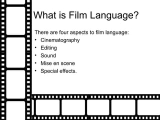 Film language | PPT | Soundtracks, TV and Showtunes | Music
