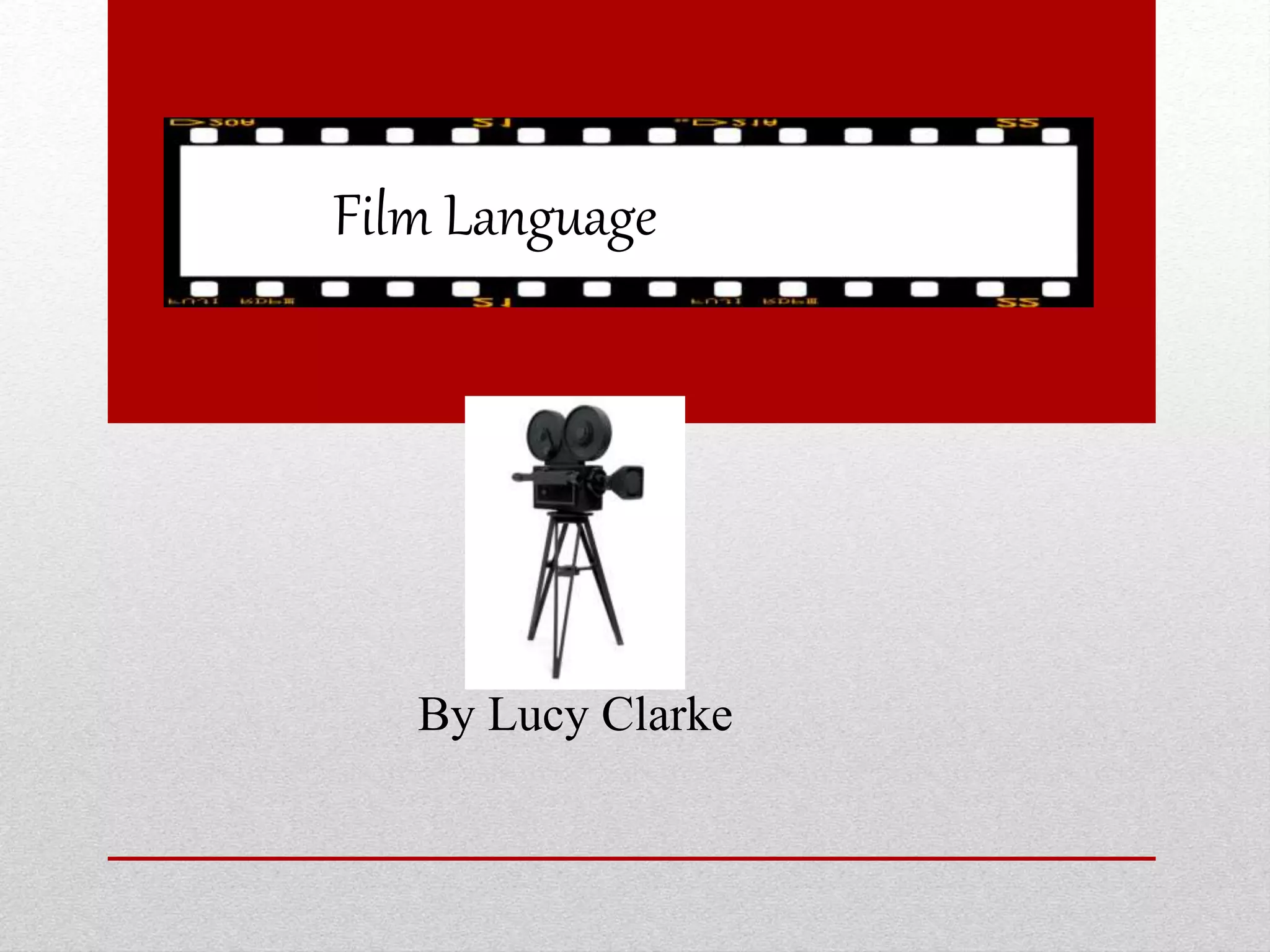 Film language | PPTX | Soundtracks, TV and Showtunes | Music