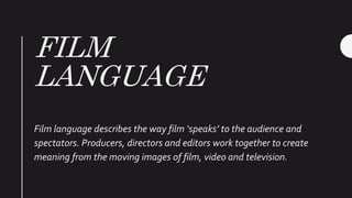 Film language | PPTX