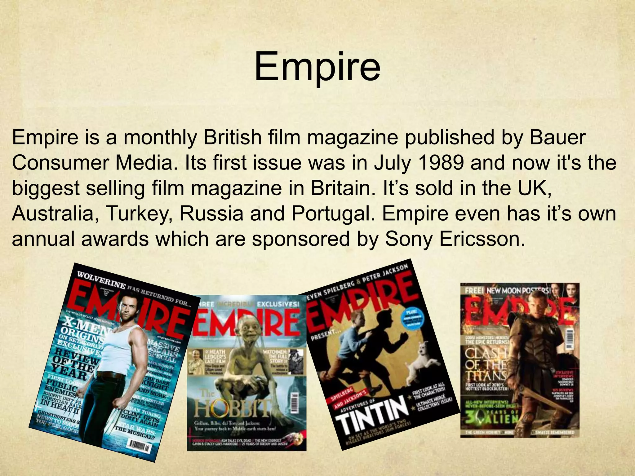 Film magazine | PPTX
