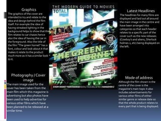 Film magazine analysis | PPTX