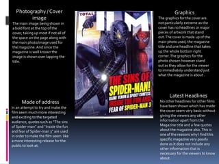 Film magazine analysis | PPTX