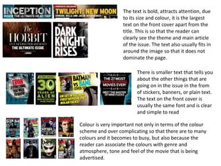 Film magazine analysis | PPT
