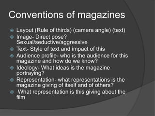 Film magazine covers | PPT