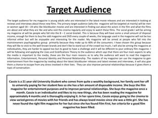 Film magazine planning powerpoint | PPTX