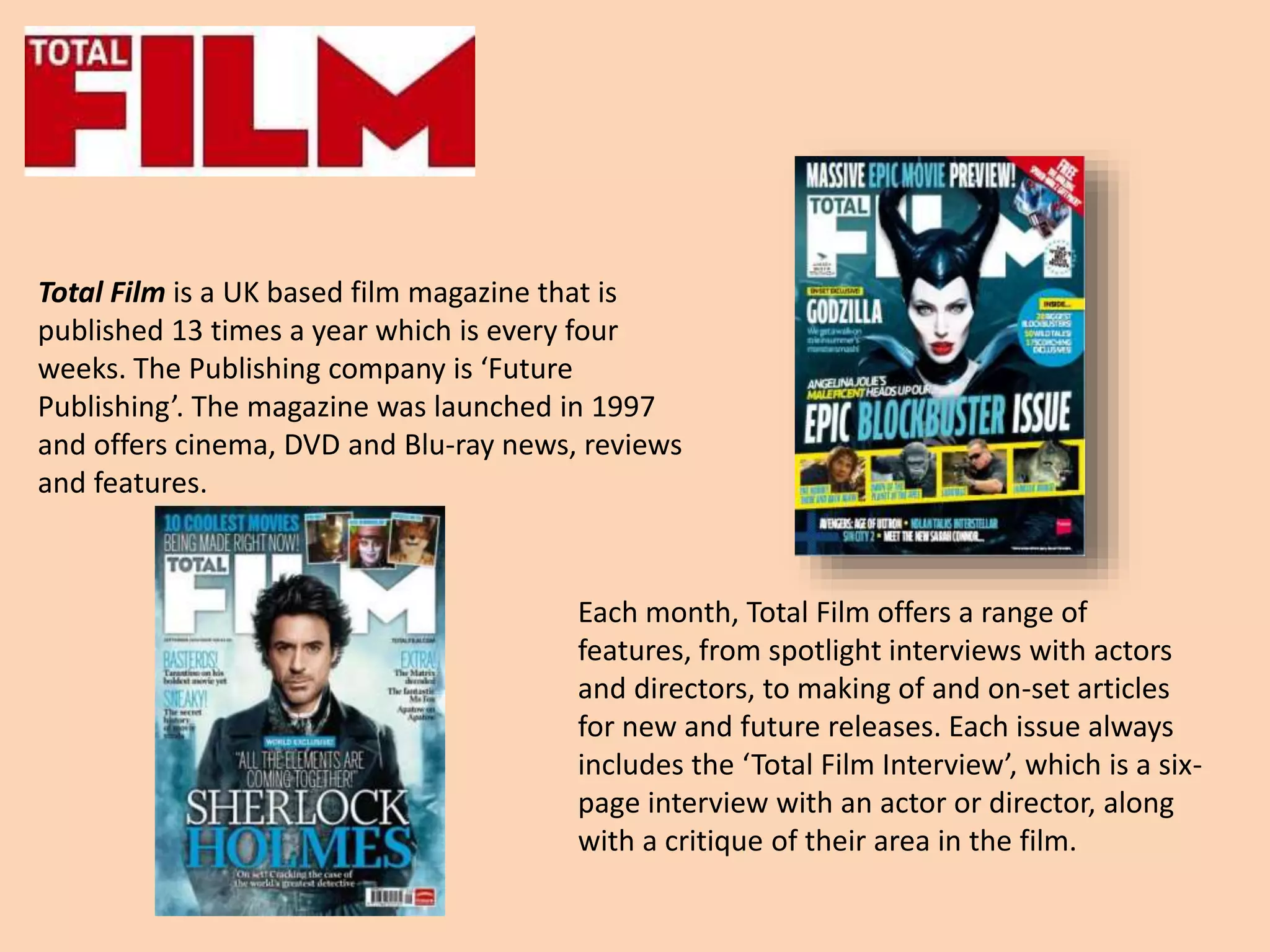 Film magazine research | PPT