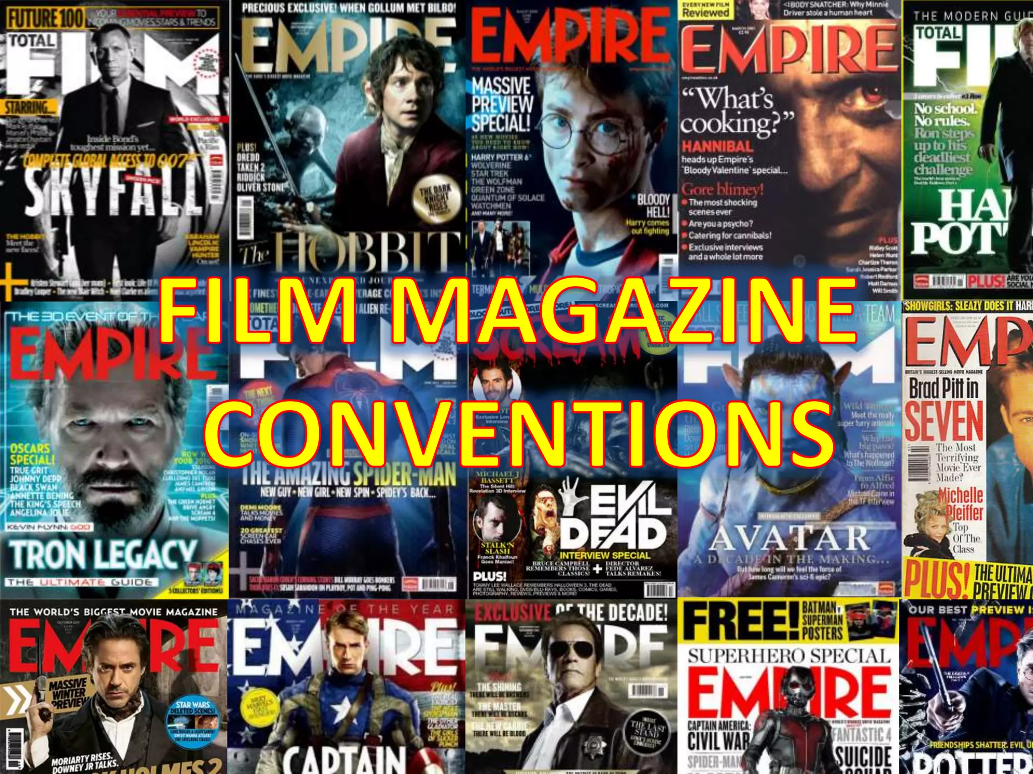 Film magazine conventions | PPTX