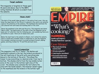 Film Magazine textual analysis | PPT | Free Download