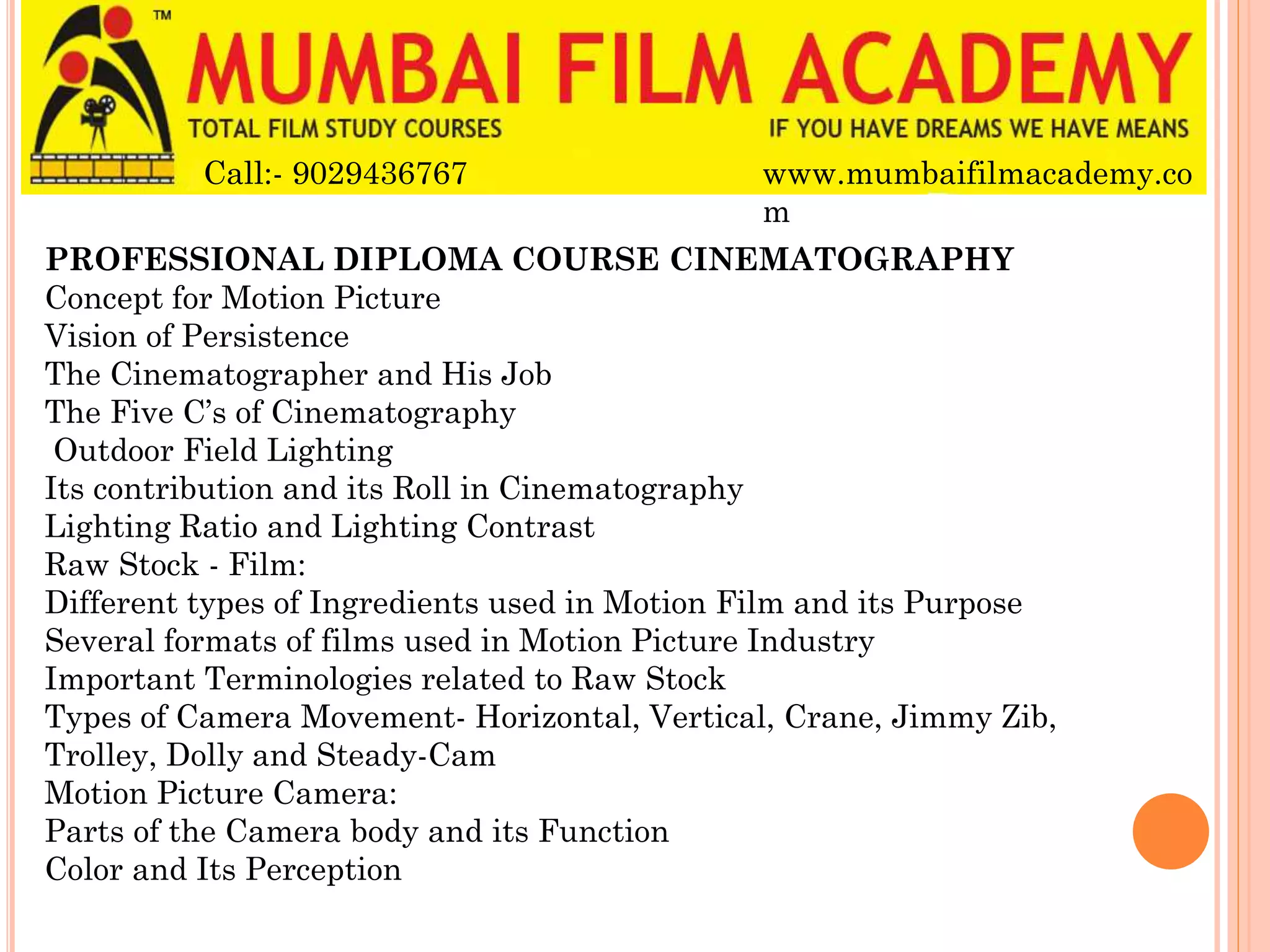 Film making & direction | PPT