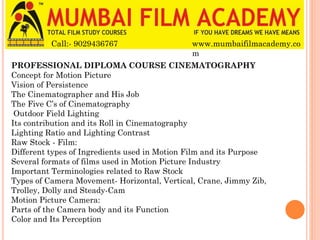 Film making & direction | PPTX