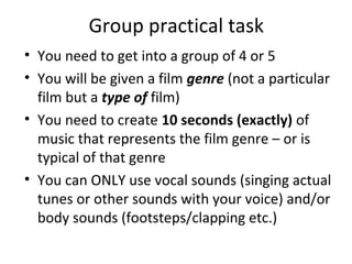 Film music lesson 1 | PPT