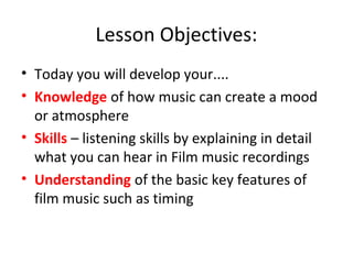 Film music lesson 1 | PPT
